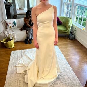 Sarah Seven | Dresses | Sarah Seven Wedding Dress With Custom ...